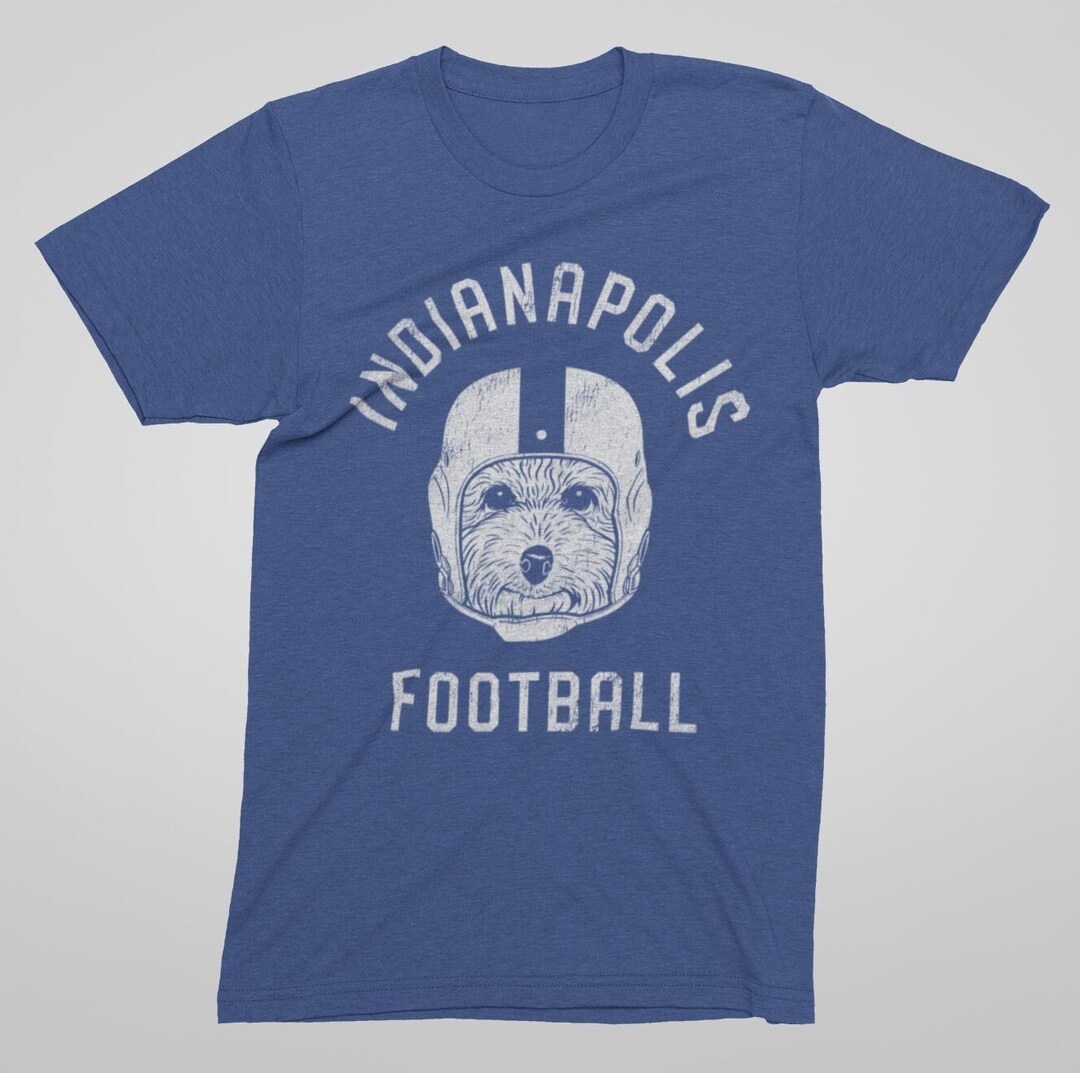 Indianapolis Football Poodle T-shirt, Dog Lover Gift for Colts Fans - Etsy