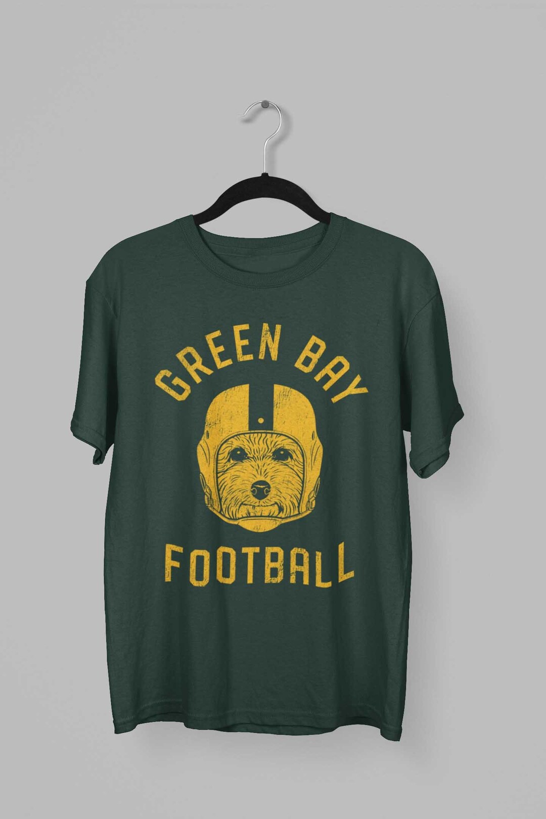 Green Bay Football Poodle T-shirt, Dog Lover Gift for Packers Fans - Etsy
