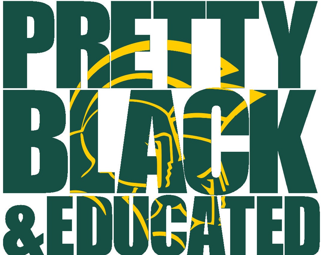 Pretty Black and Educated Norfolk State University Svg/nsu Spartans Svg ...