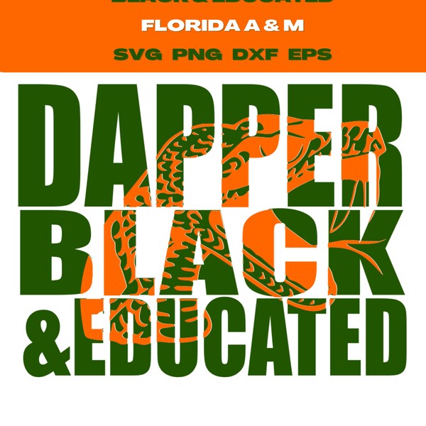 Famu Snake Svg - Etsy