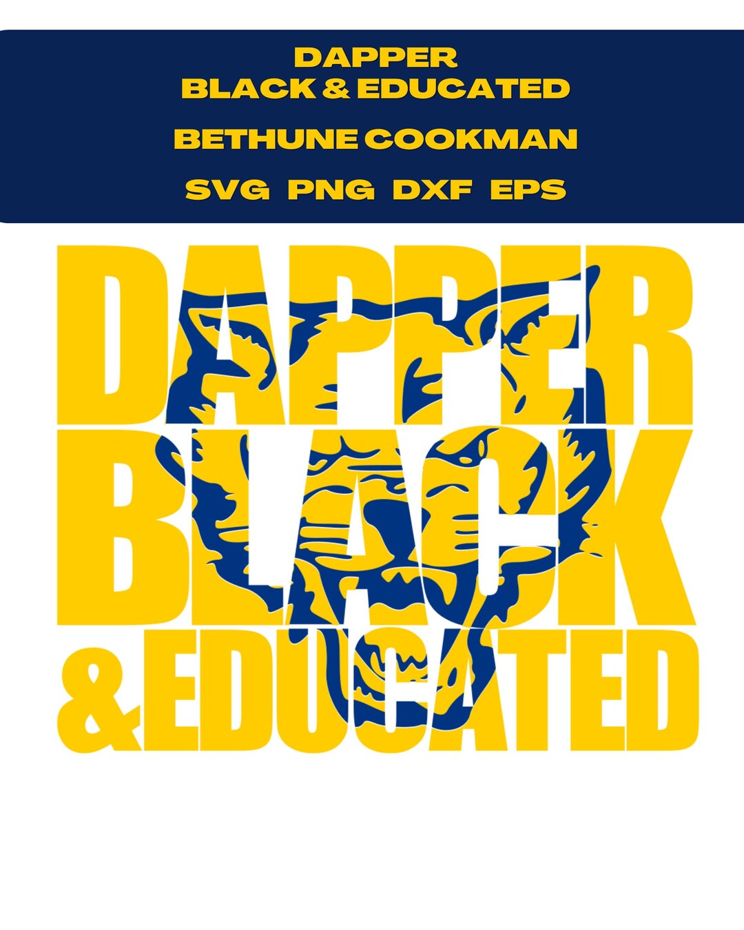 Dapper Black and Educated Fort Valley State University Svg/fvsu Wildcats Svg/black Man Svg ...