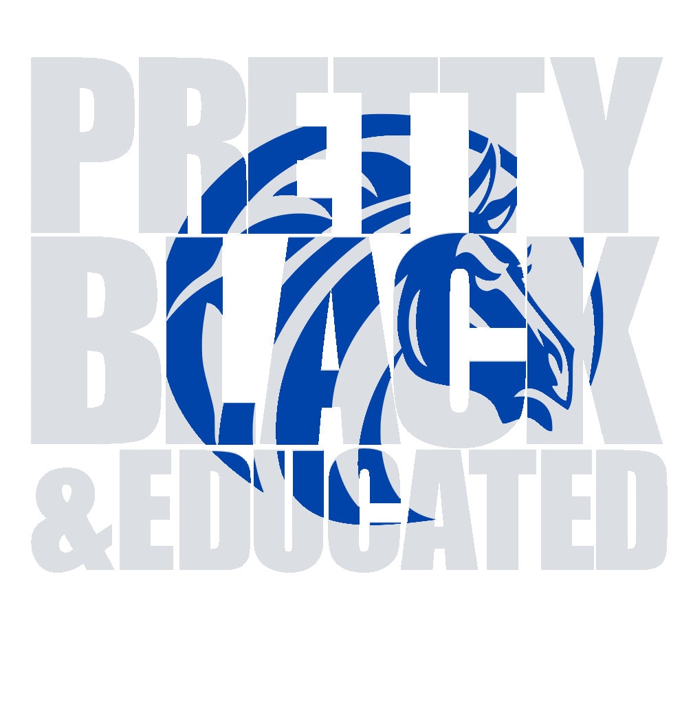 Pretty Black and Educated Fayetteville State University Svg/fsu Broncos ...