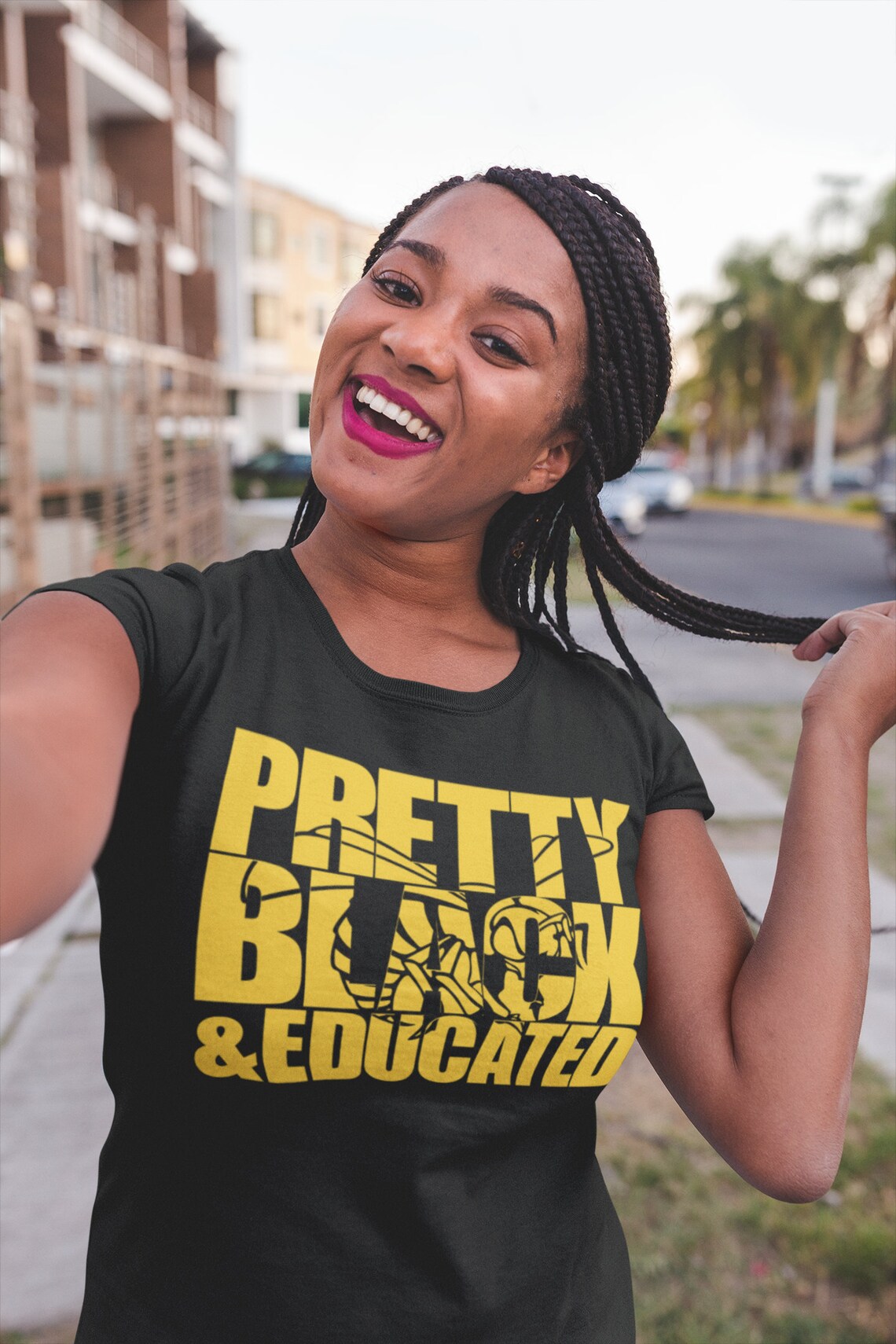 Pretty Black and Educated Alabama State Svg/asu Hornets Svg/black Women ...