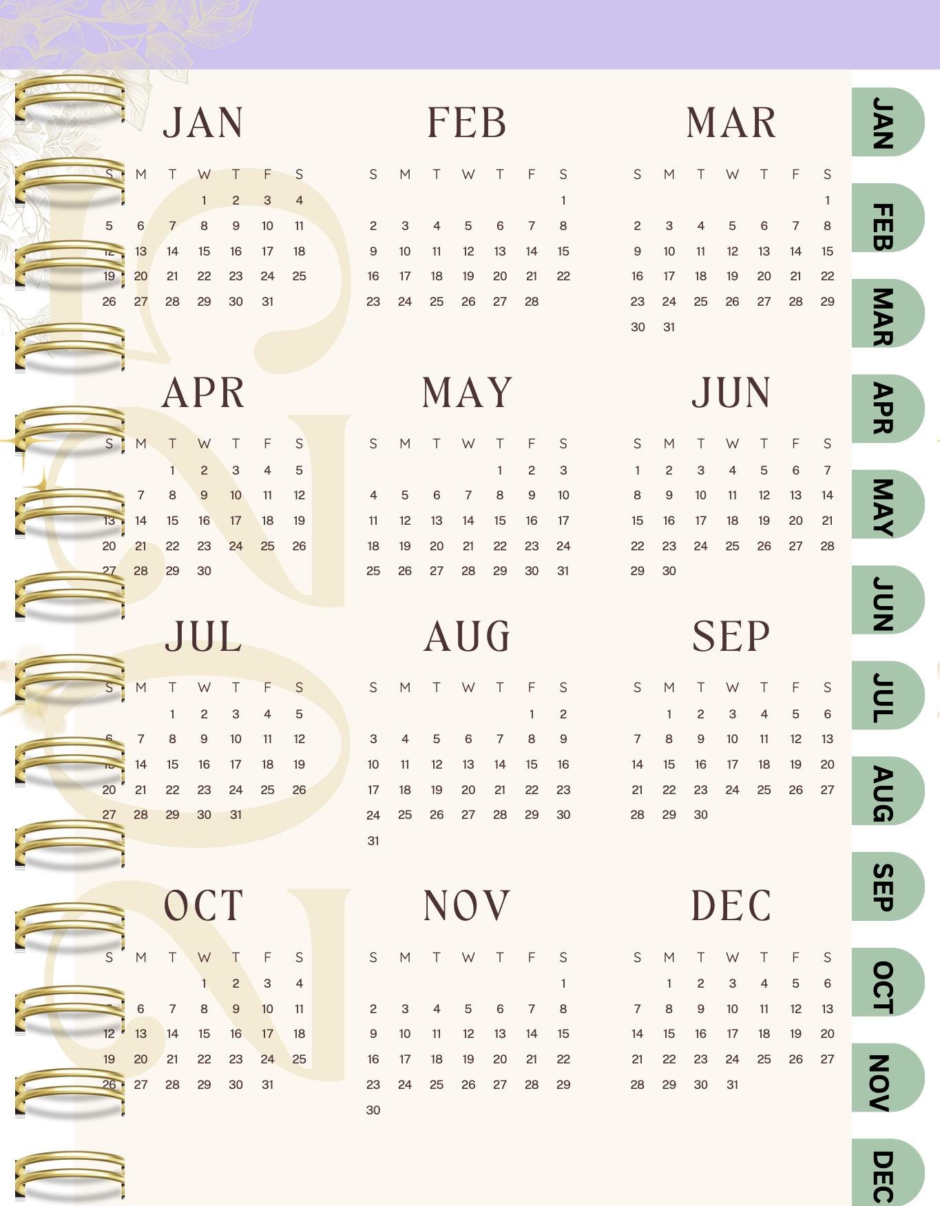 Balance & Thrive 2025 Planner - Etsy