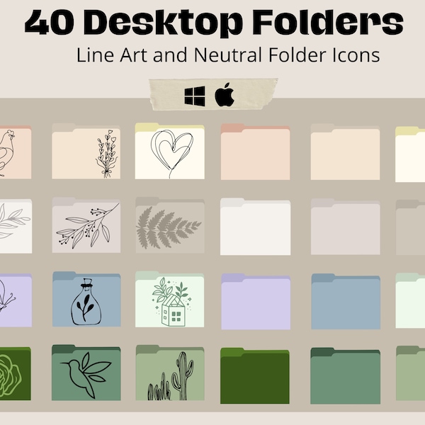 Cottagecore Desktop Icon - Etsy