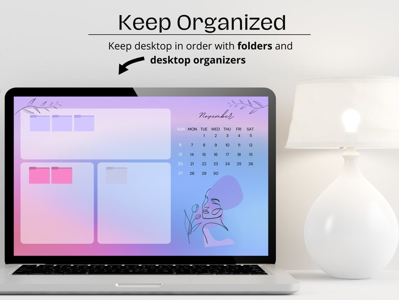 Gradient Desktop Organizer and Folder Icons 2022 2023 - Etsy