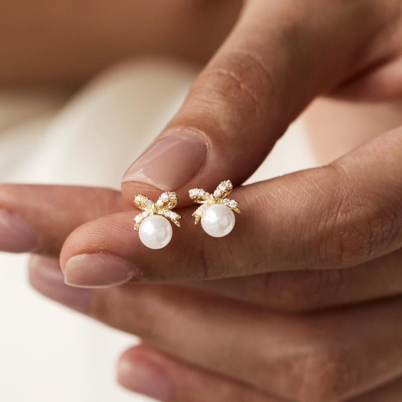 Silver Bow Jewelry Sets - Etsy