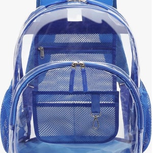 Clear Plastic Personalized Dinosaur Backpack - Etsy