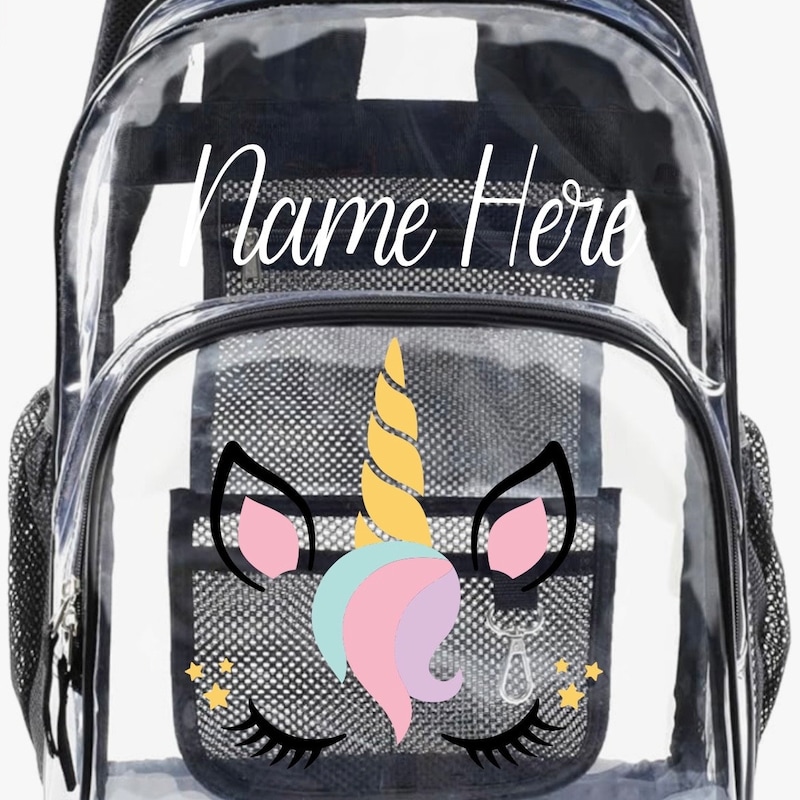 Cute Clear Backpacks - Etsy