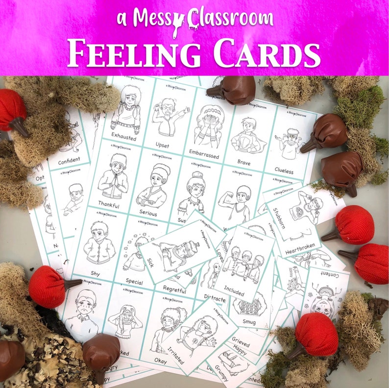 Monster Feelings and Emotions Halloween Thematic Unit Lesson Plan - Etsy