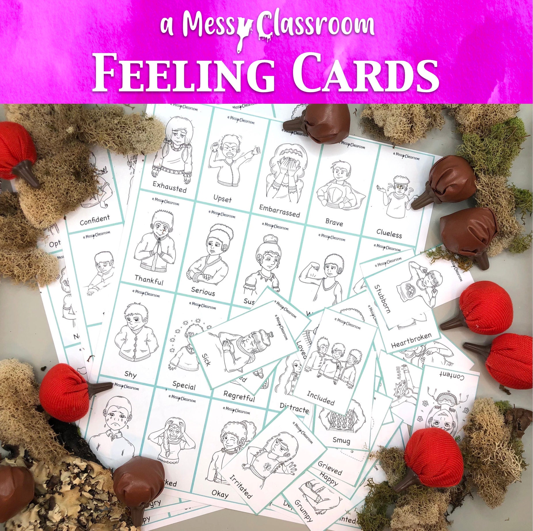Monster Feelings and Emotions Halloween Thematic Unit Lesson Plan - Etsy