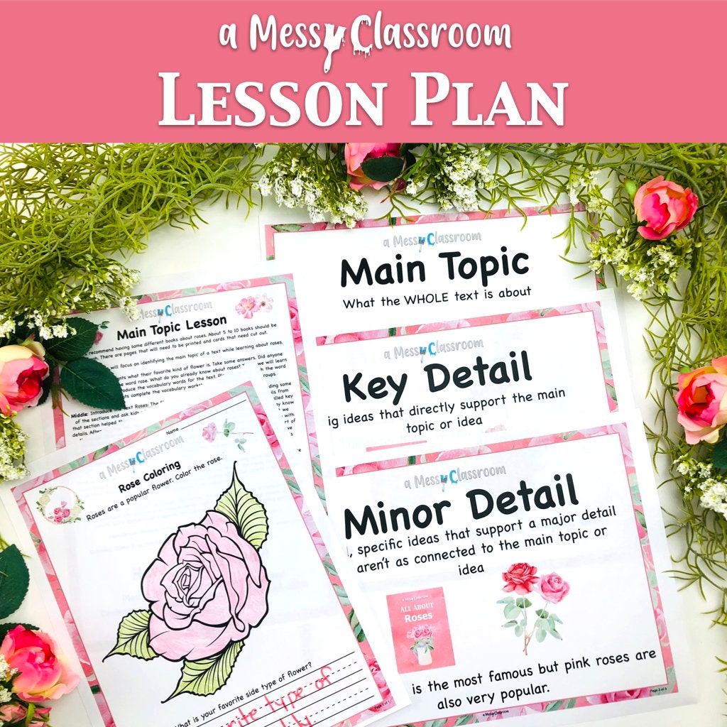 Roses Flower Plant Photosynthesis Science 2nd Grade Nonfiction Reading ...