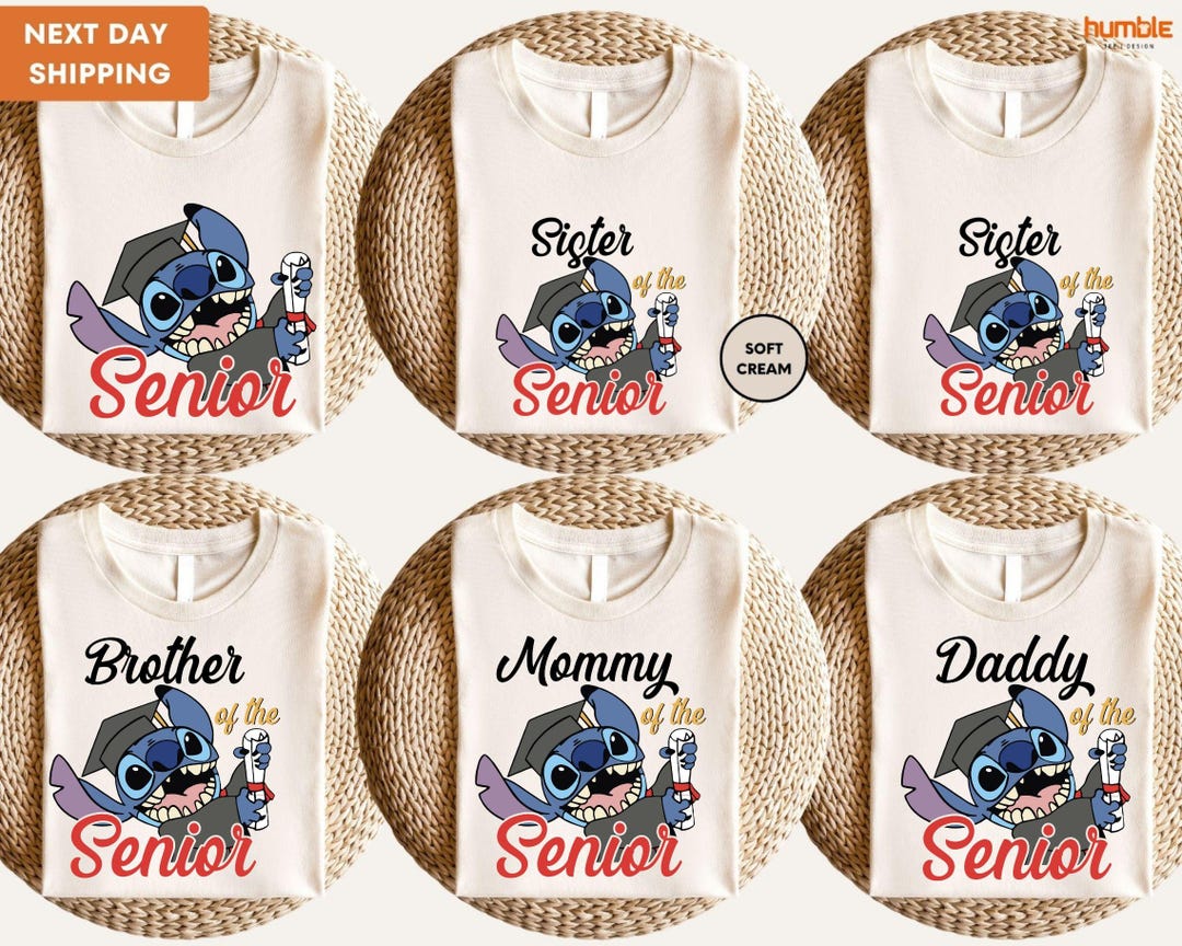 Stitch Grad Shirt, Stitch Graduation 2025 Shirt, Graduate Stitch Shirt ...