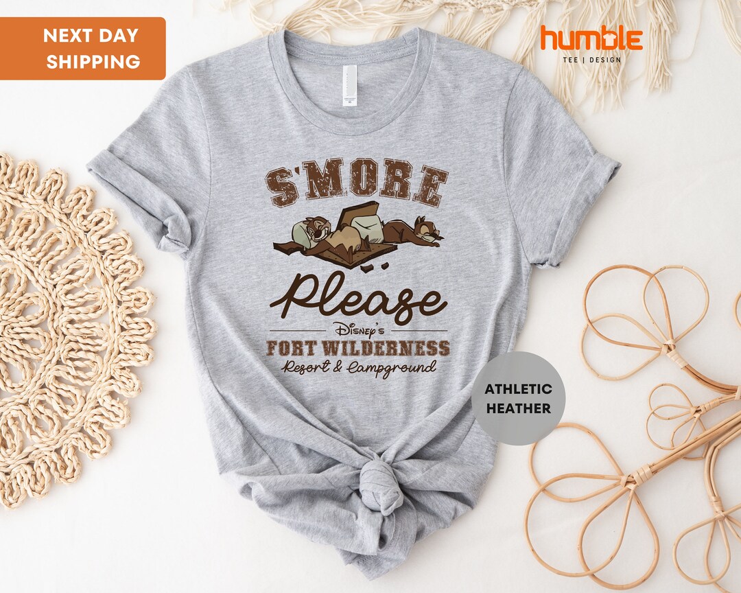 Smore Please, Chip N Dale Shirt, Disney Happy Camper T-shirt, Fort ...