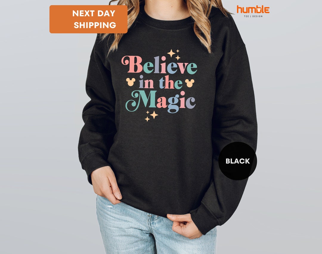 Believe in the Magic Sweatshirt, Retro Christmas Sweatshirt, Winter ...