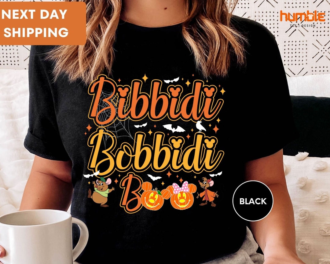 Bibbidi Bobbidi Boo Shirt, Disney Halloween Matching, Cinderella ...