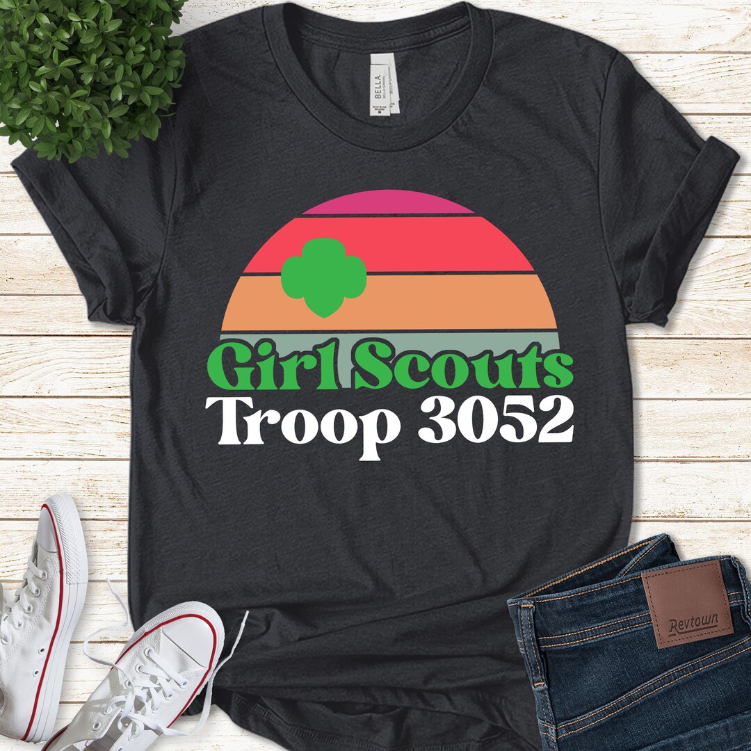 Girl Scouts Shirt Rainbow Troop Shirt Scout Troop Shirt - Etsy
