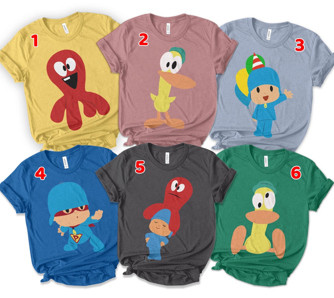 Pocoyo Birthday Shirt Pocoyo Family Shirt Pocoyo Family - Etsy