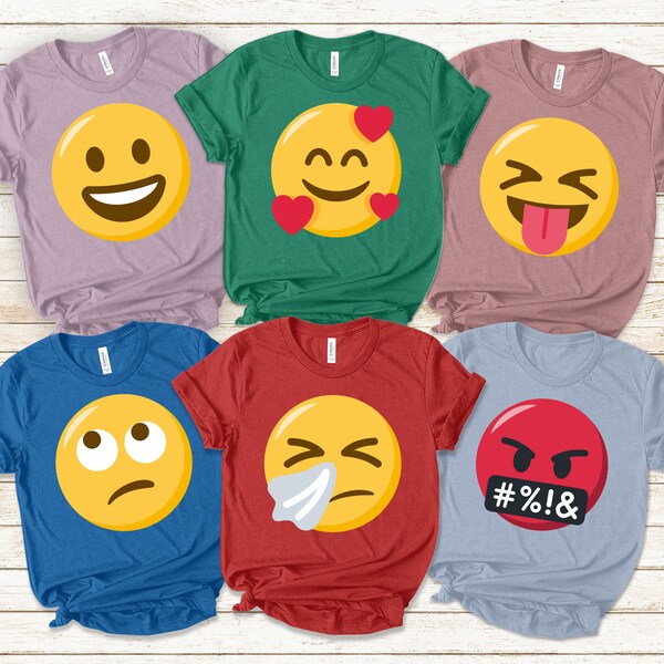 Emoji Shirt - Etsy