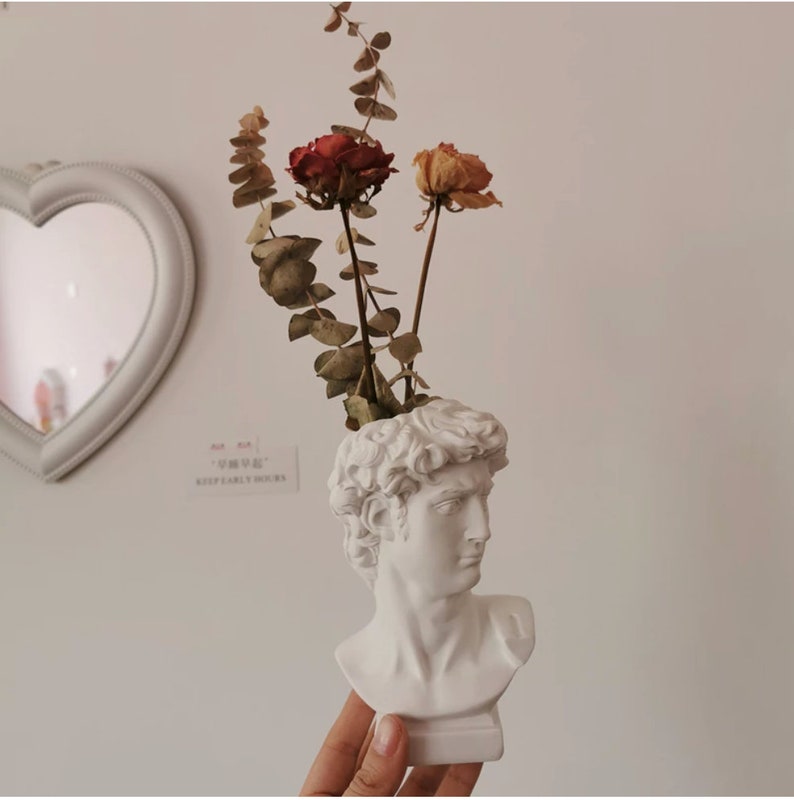 Roman David Sculpture Vase - Etsy