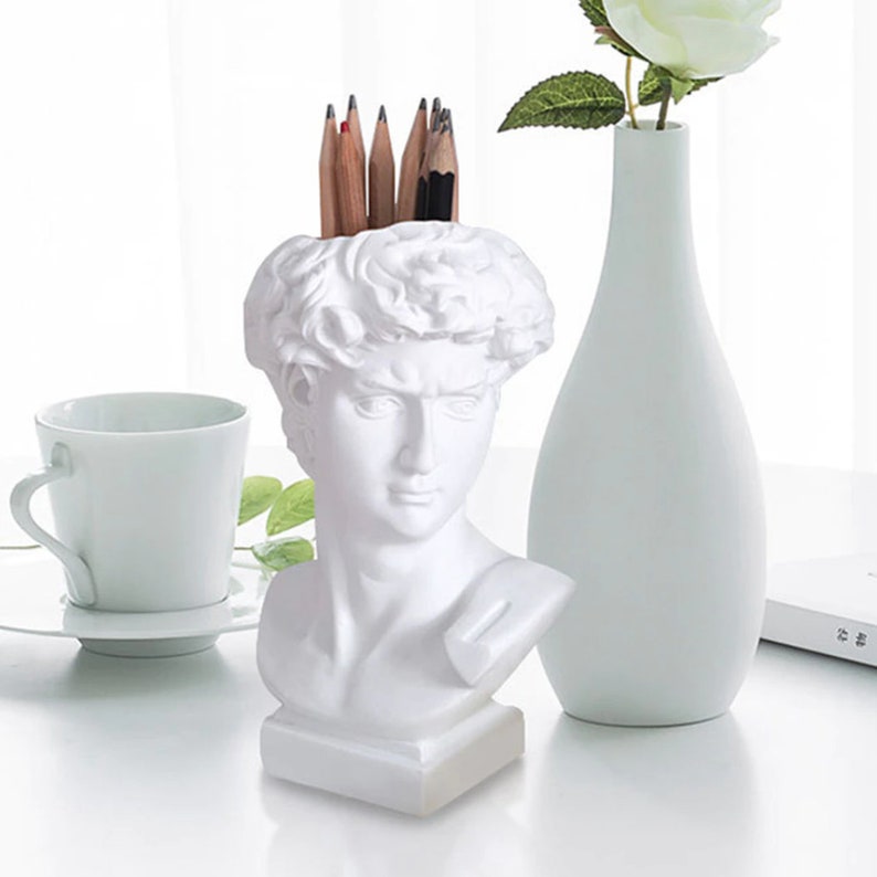 Roman David Sculpture Vase - Etsy