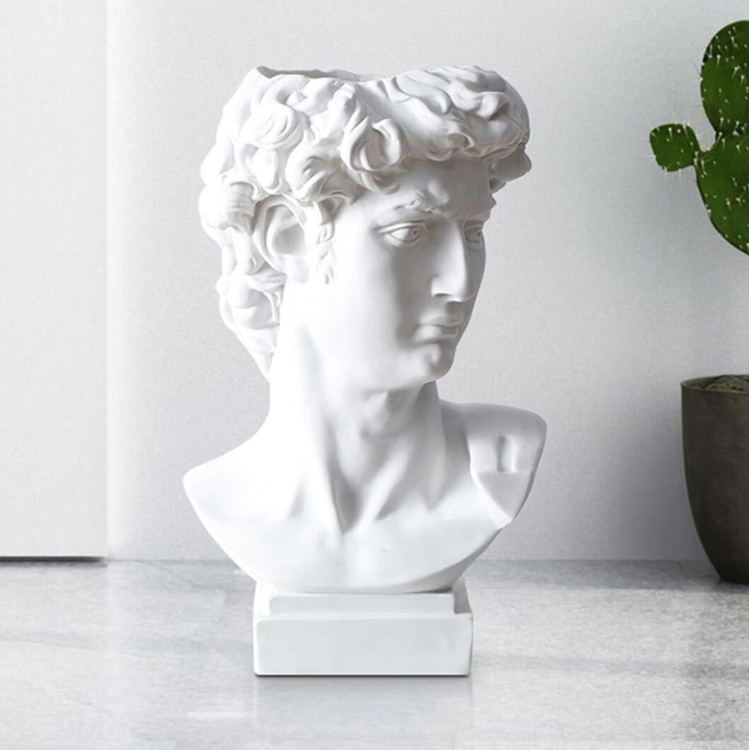 Roman David Sculpture Vase - Etsy