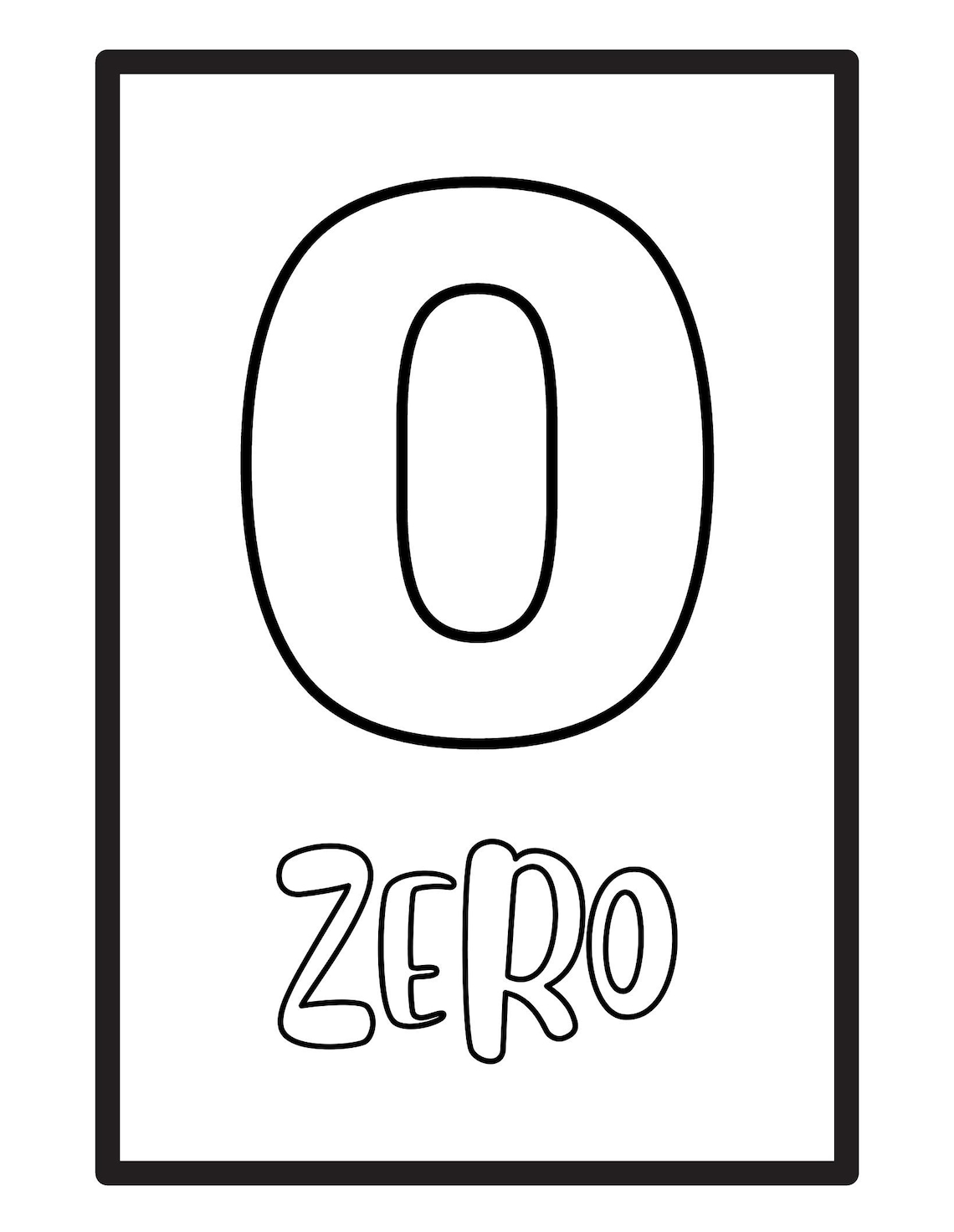 Printable Number Colouring Sheets - Etsy