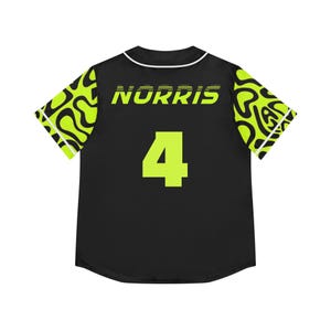 Lando Norris Helmet Inspired Pattern Button up Mclaren Racing Formula 1 ...