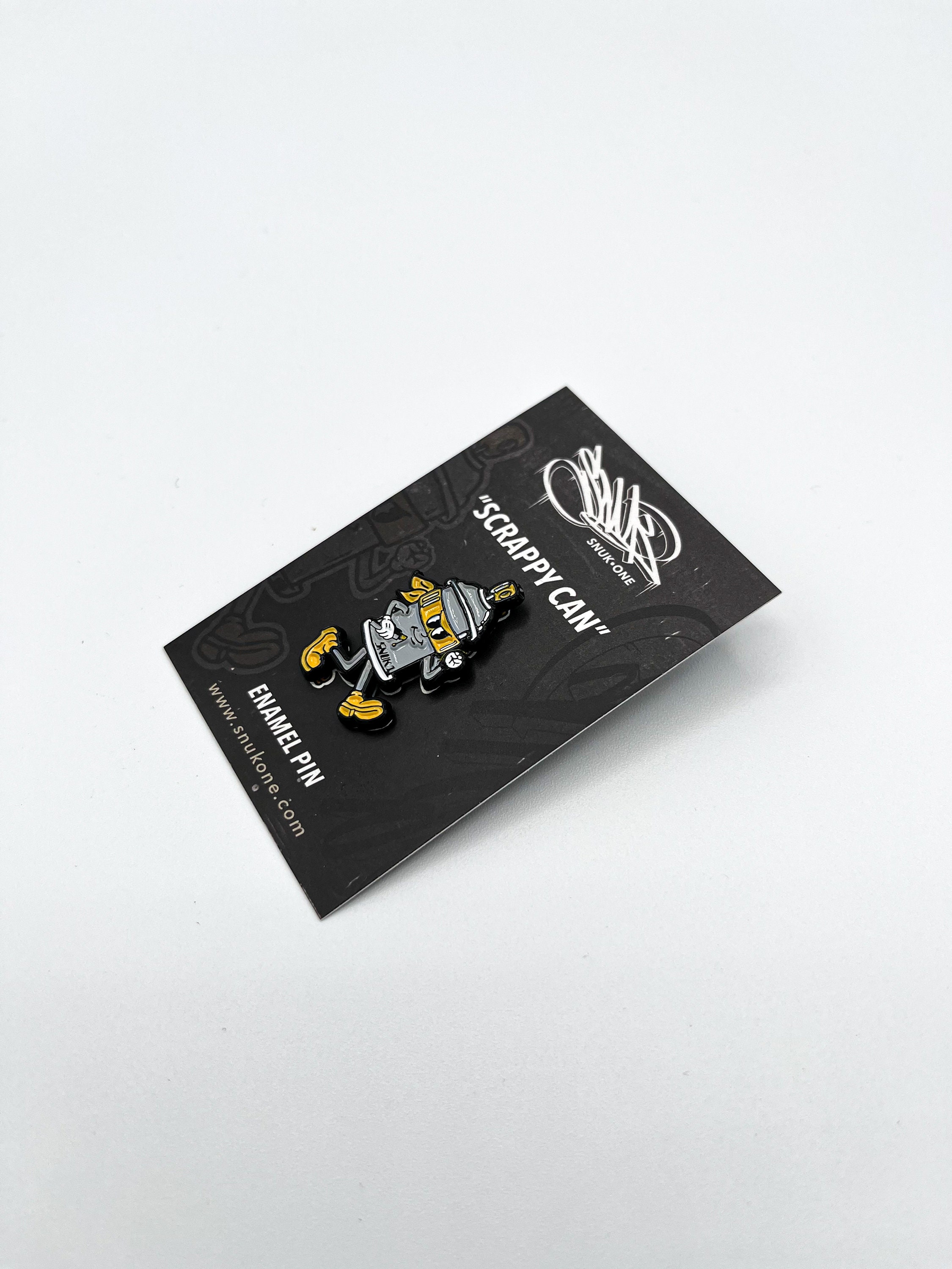 Custom Enamel Pin, Graffiti Spray Can Enamel Pin by Snuk One, Street ...