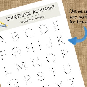 Alphabet Letters Numbers Colors Tracing Bundle | Prewriting Practice ...