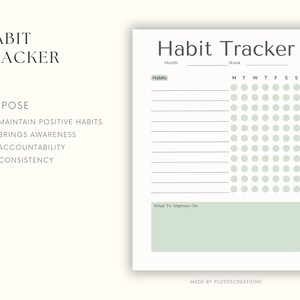 Daily Planner Printable, Digital Planner, Weekly and Monthly Planner ...