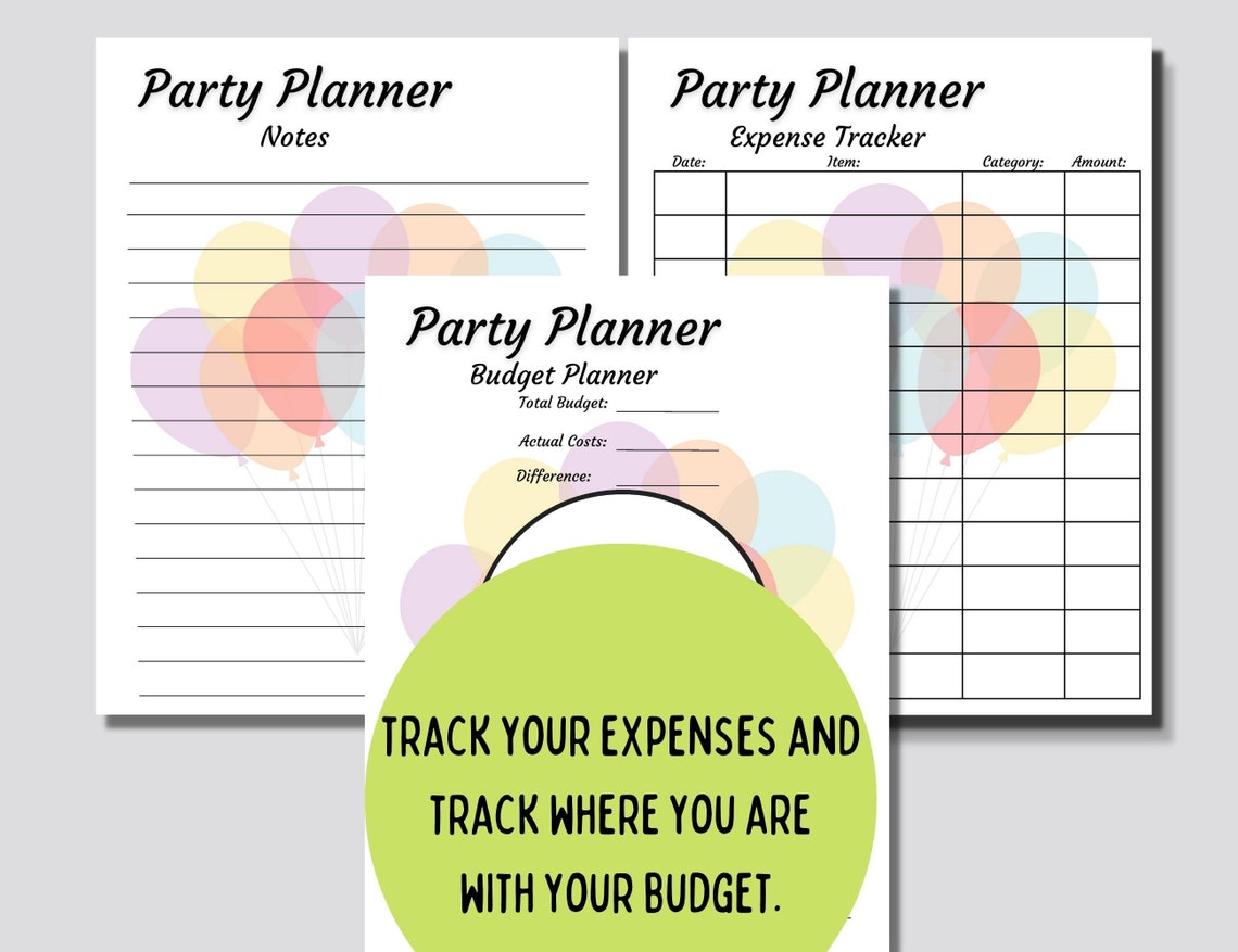 Party and Event Planner Kit - Etsy