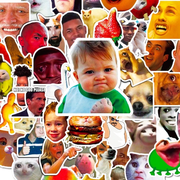 Meme Laptop Stickers - Etsy