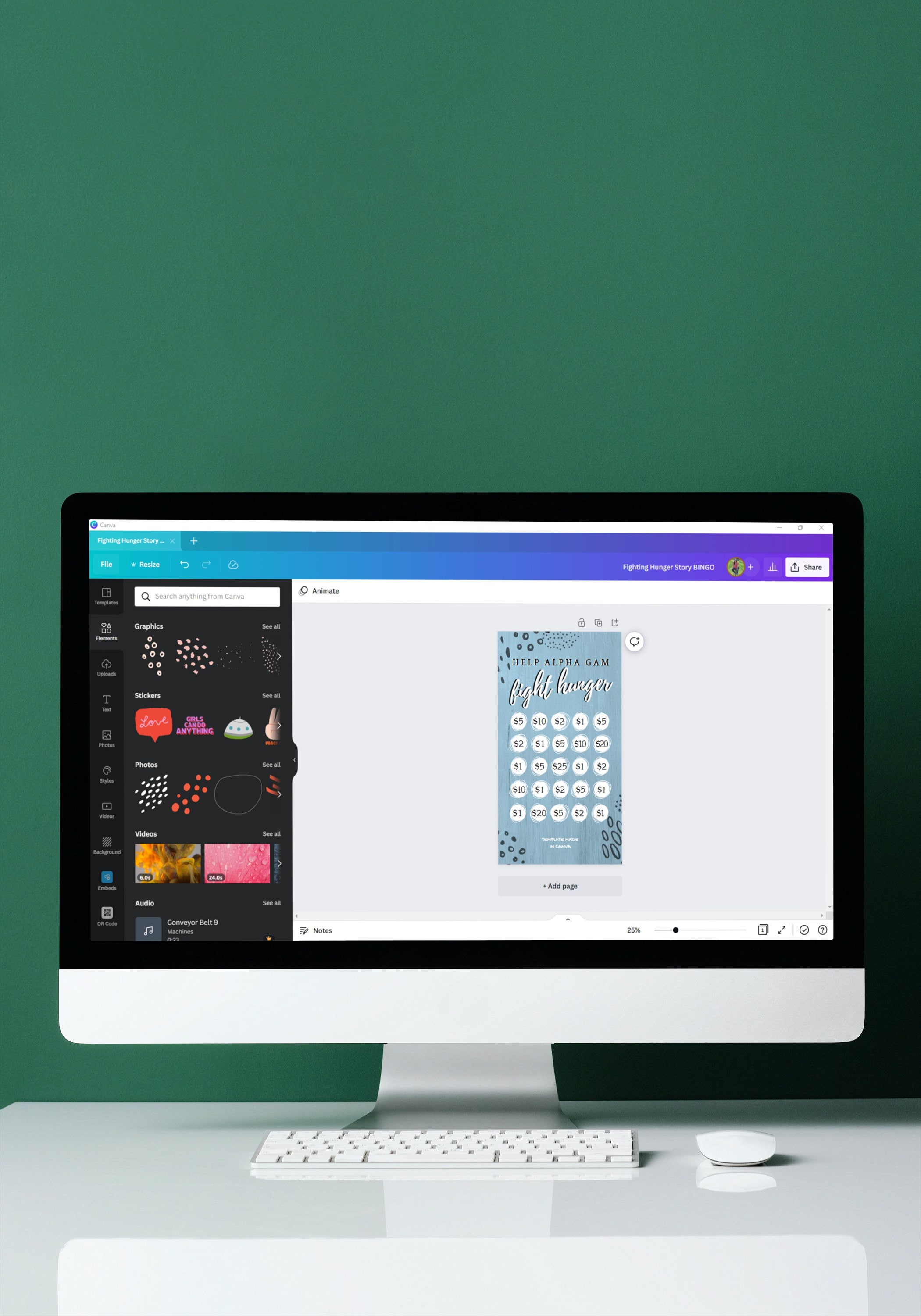 Social Media BINGO Fundraiser Template canva - Etsy