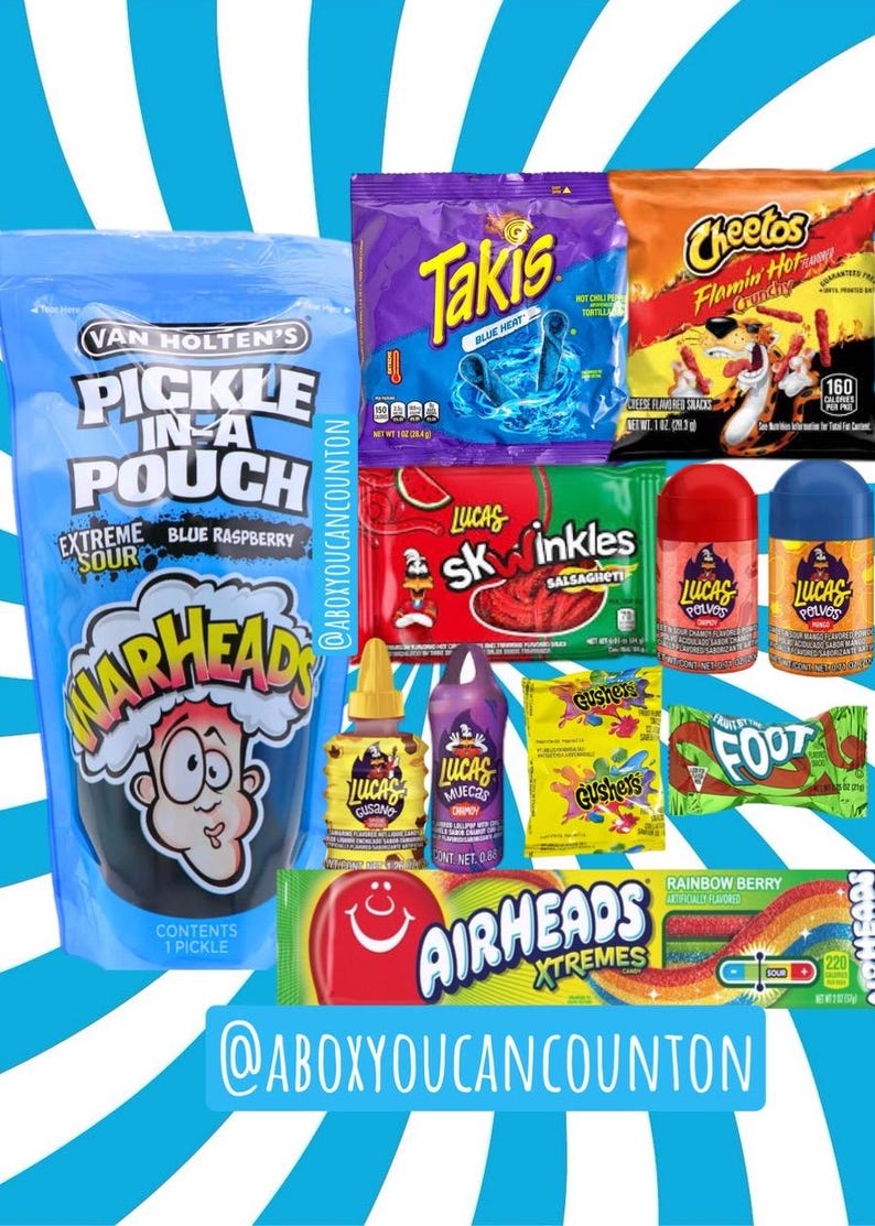 Blue Raspberry Pickle Kit - New Food Crush Tiktok Trending Chamoy ...