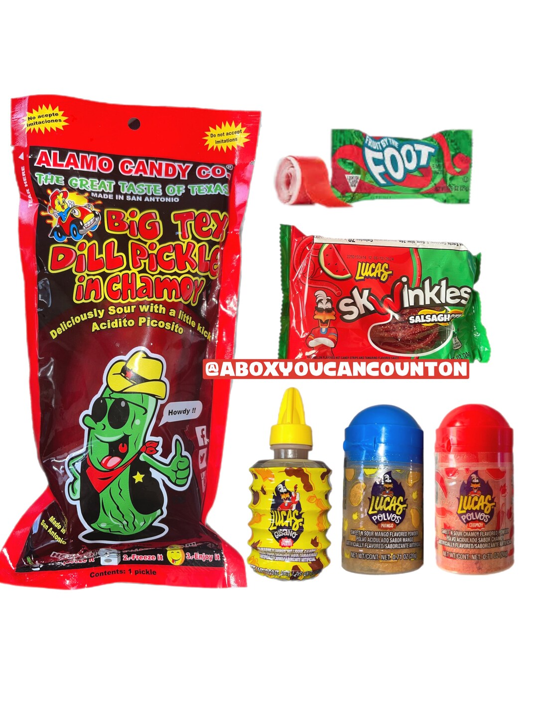 Chamoy Pickle Kit -6 ITEMS Trending Chamoy Alamo Candy Co Official ...
