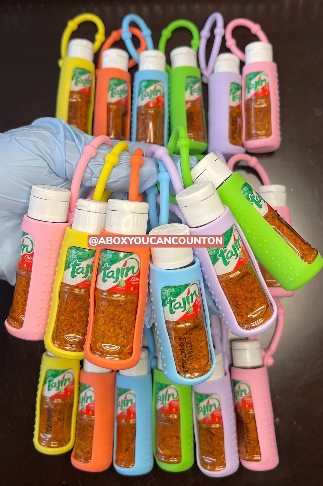 Tajin Keychain Mini Tajin Keychain on the Go Included Mini Tajin Bottle ...