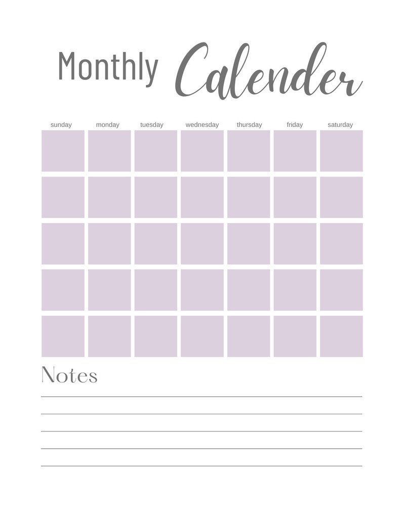 Monthly, Weekly, and Daily Printable Planners for Productivity - Office ...