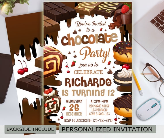 Chocolate Themed Birthday Party