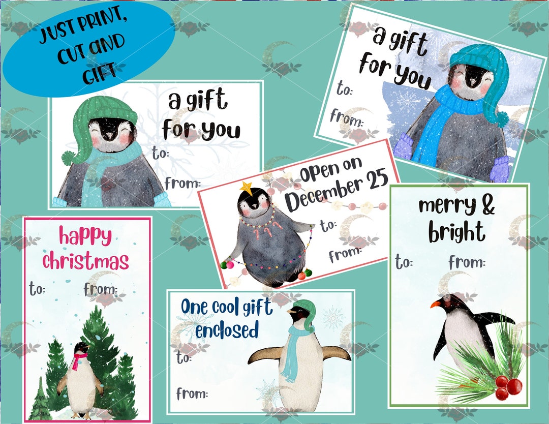 Winter Penguin Holdiay Gift Set - Etsy
