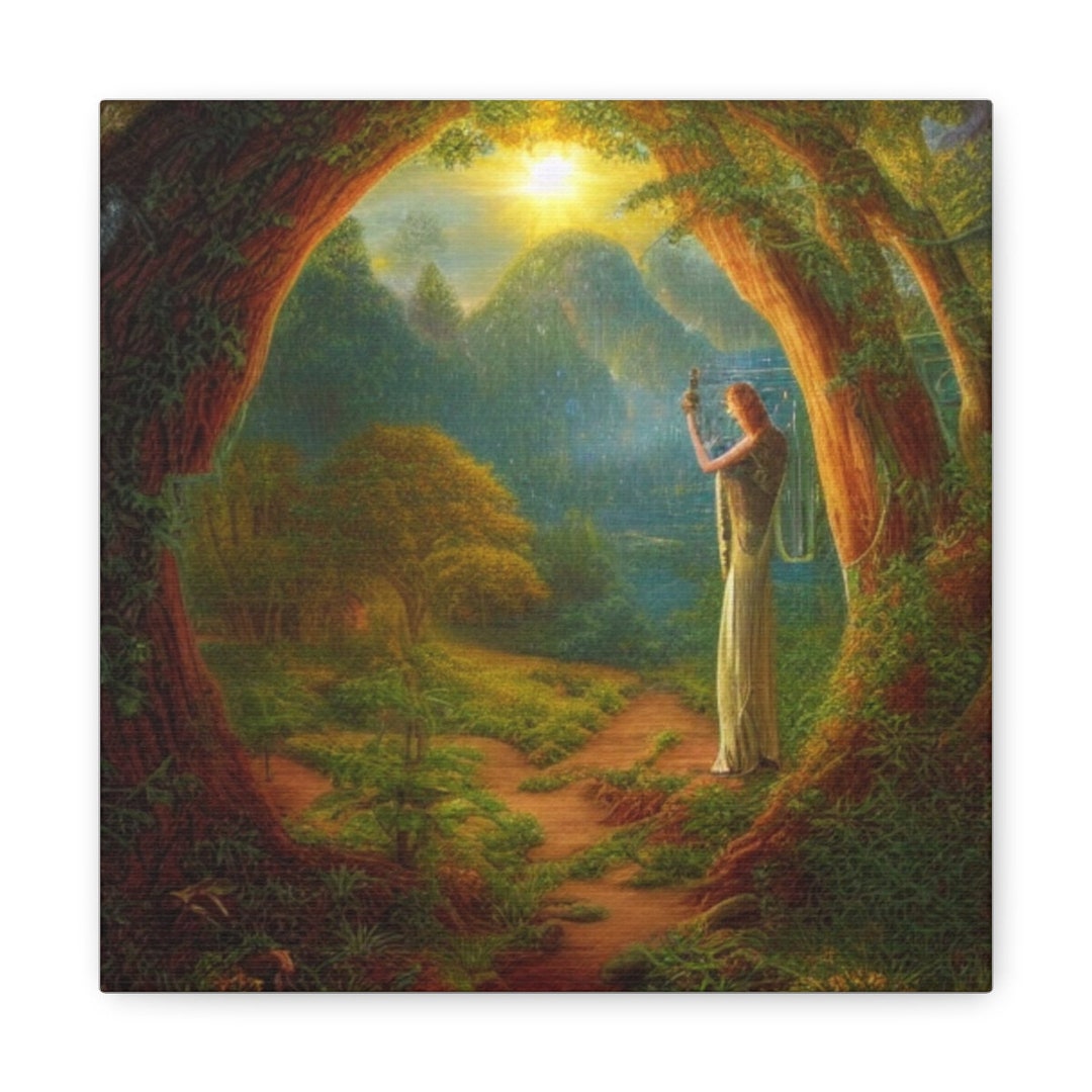 Garden of Eden Guardian of Paradise Angel With Sword Digital - Etsy