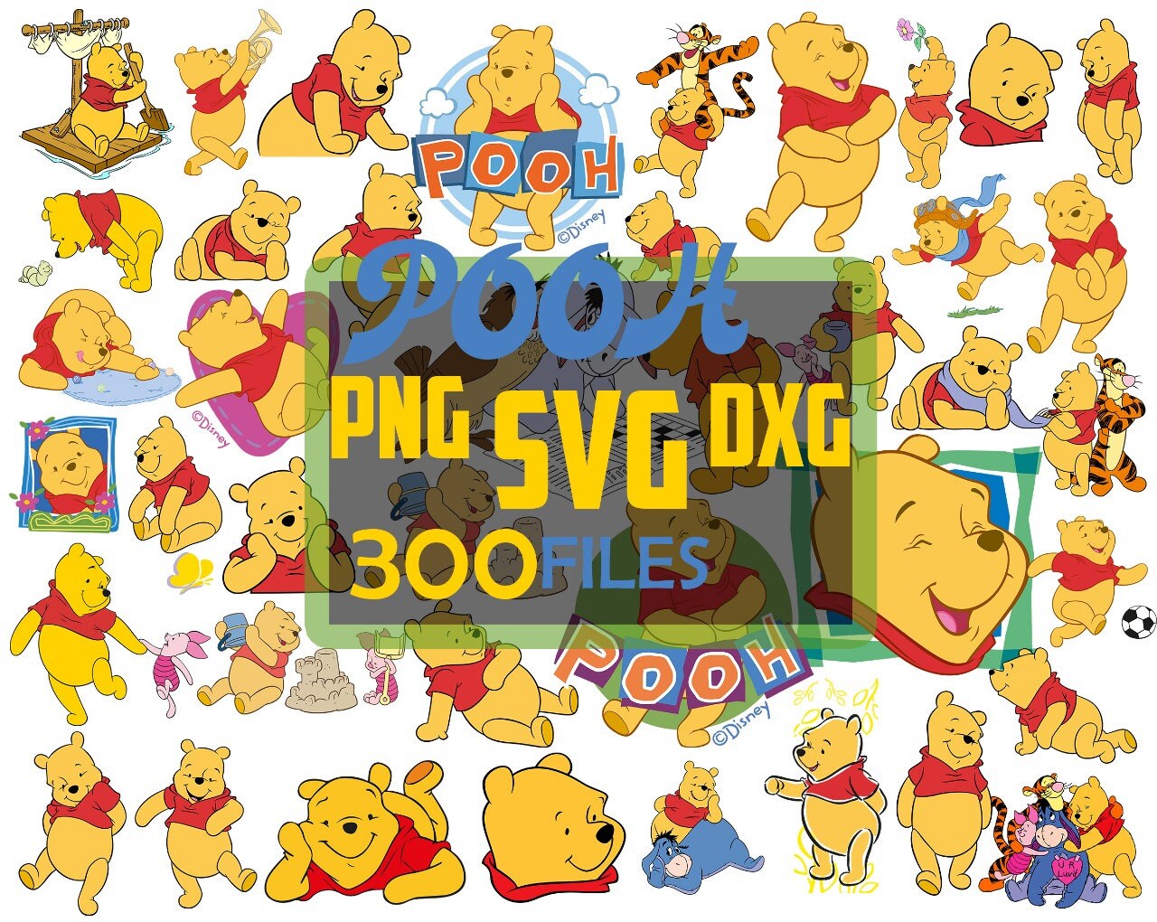 Winnie Pooh Svg, Winnie the Pooh Png, Pooh Svg, Retro Winnie Pooh, Pooh ...