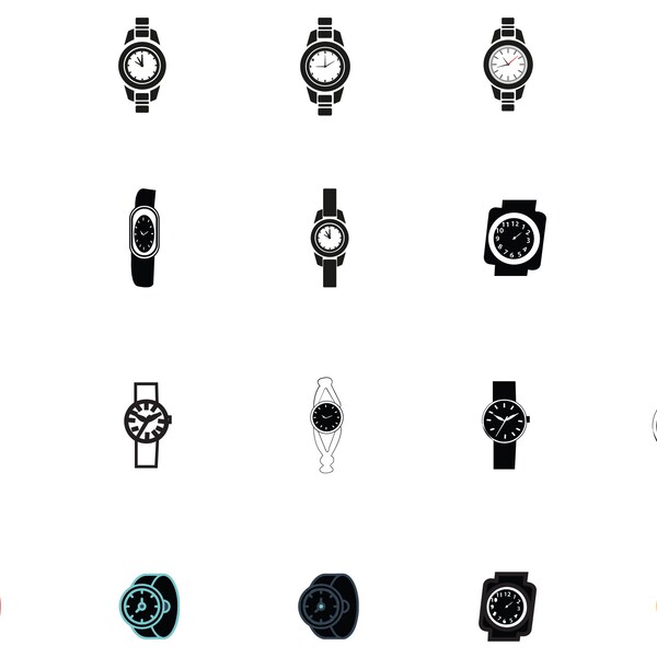 Wrist Watch Svg - Etsy