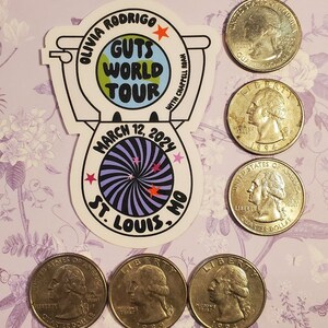 Guts World Tour Vinyl Sticker- Customizable - Etsy