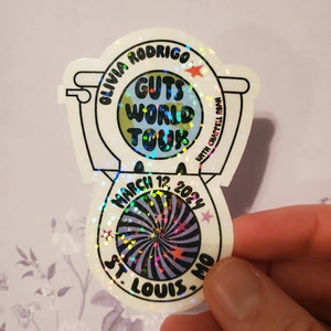 Guts World Tour Vinyl Sticker- Customizable - Etsy