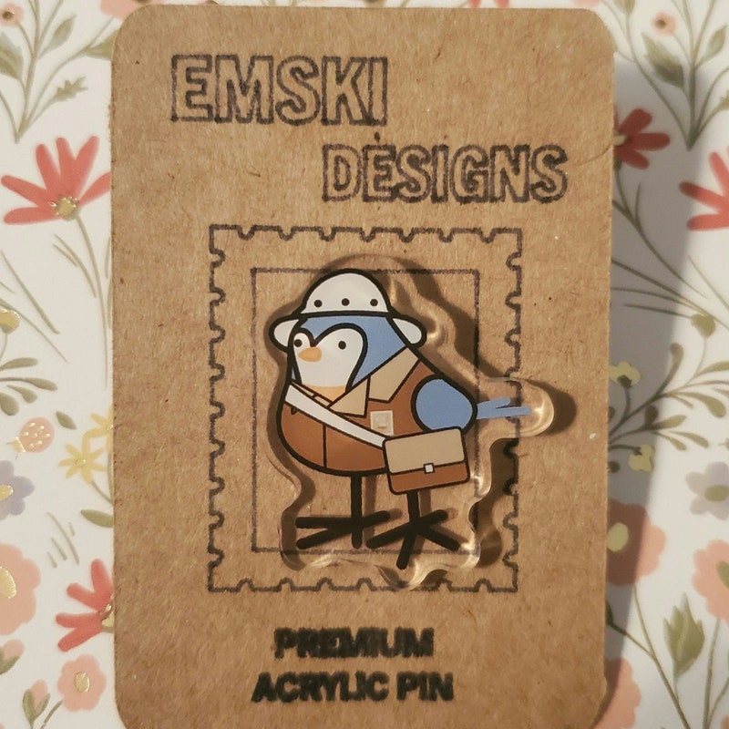 Bird Pin - Etsy