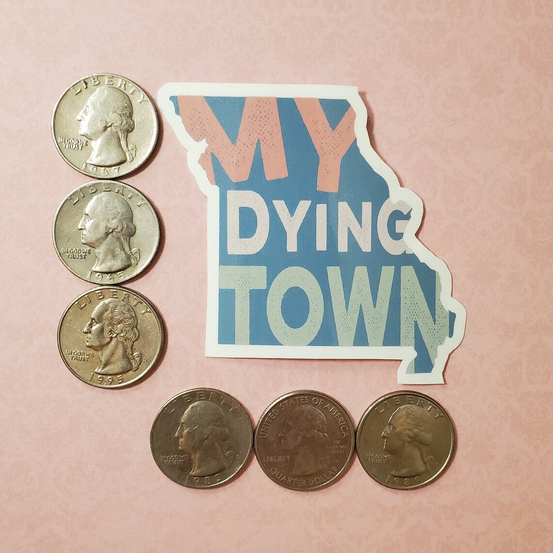 My Dying Town Sticker - Etsy