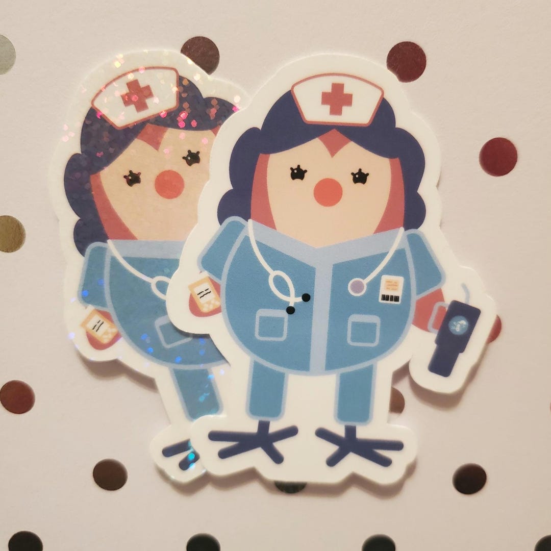 Nurse Bird Vinyl Sticker - Etsy