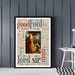 Shakespeare's King Lear Literary Poster Featuring 2000 Most Frequent ...