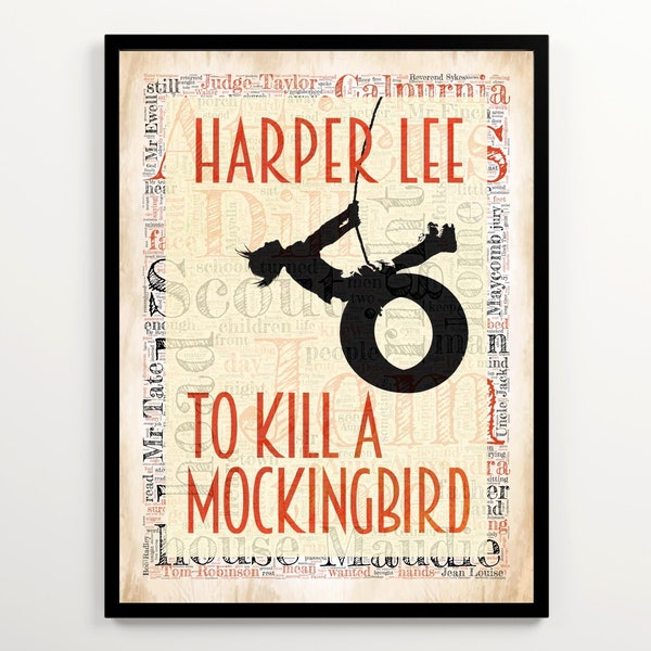 To Kill a Mockingbird Wall Art - Etsy
